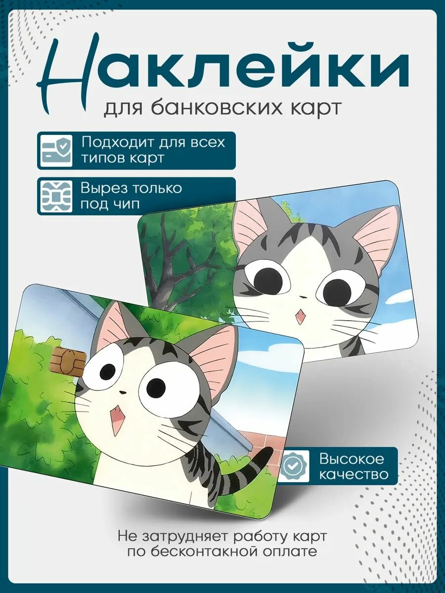 Наклейка на банковскую карту Chi's Sweet Home