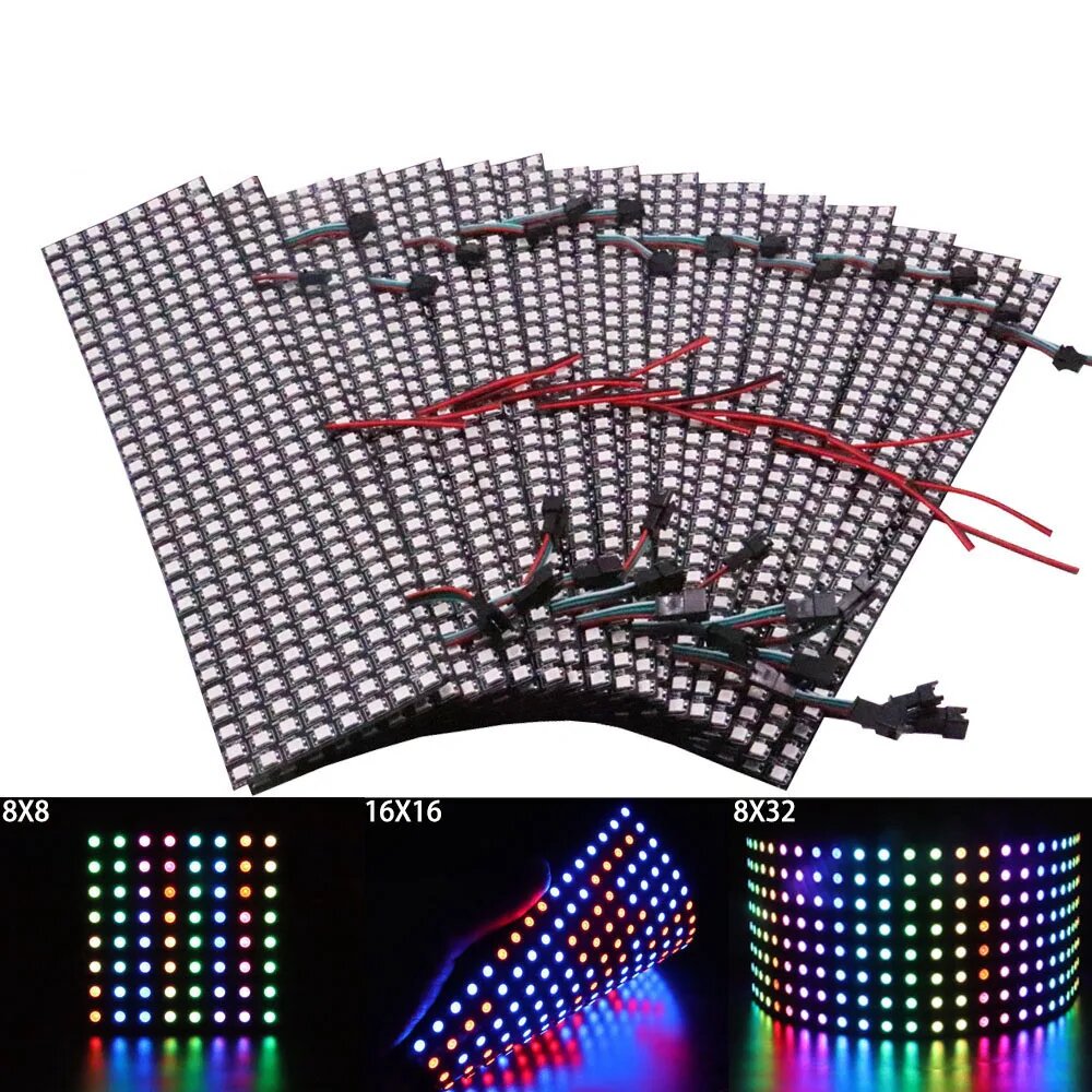 2шт. LED панель 16x16 RGB — фото 1