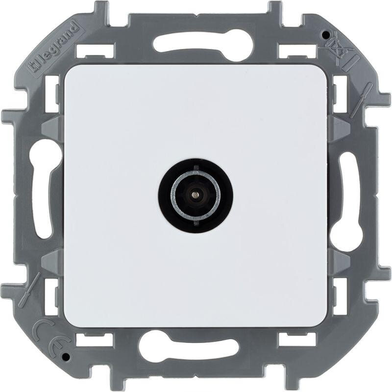 673850 Розетка TV (телевизионная) - Legrand Inspiria - "звезда" 2дБ 0-2400мГц - белый