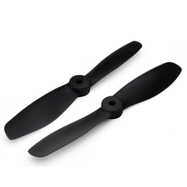 Happy Island Gemfan 4PCS Bullnose 5045 2-лопастные пропеллеры 2*CW и 2*CCW для радиоуправляемого мультикоптера черного цвета