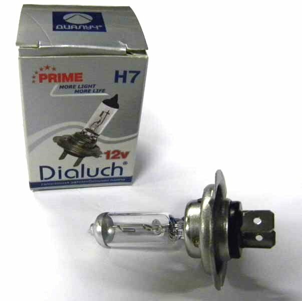 Лампа H7 12V 55W PX26d Prime / Диалуч / 12557PR525549