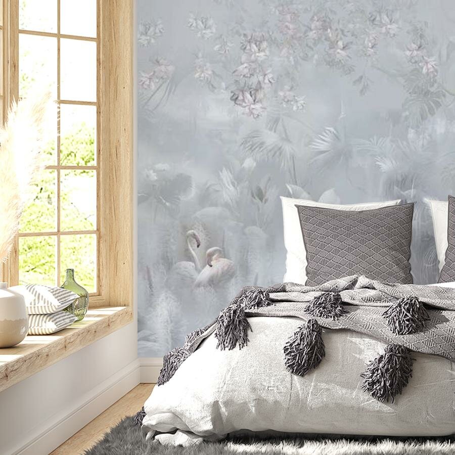 Фотообои Райская поляна 13-1002-XL-Флок 270 x 500 см (ВхШ) Бесшовные, флизелиновые, влагостойкие обои