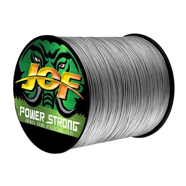 JOF леска плетеная 0.12mm, 500м, Gray