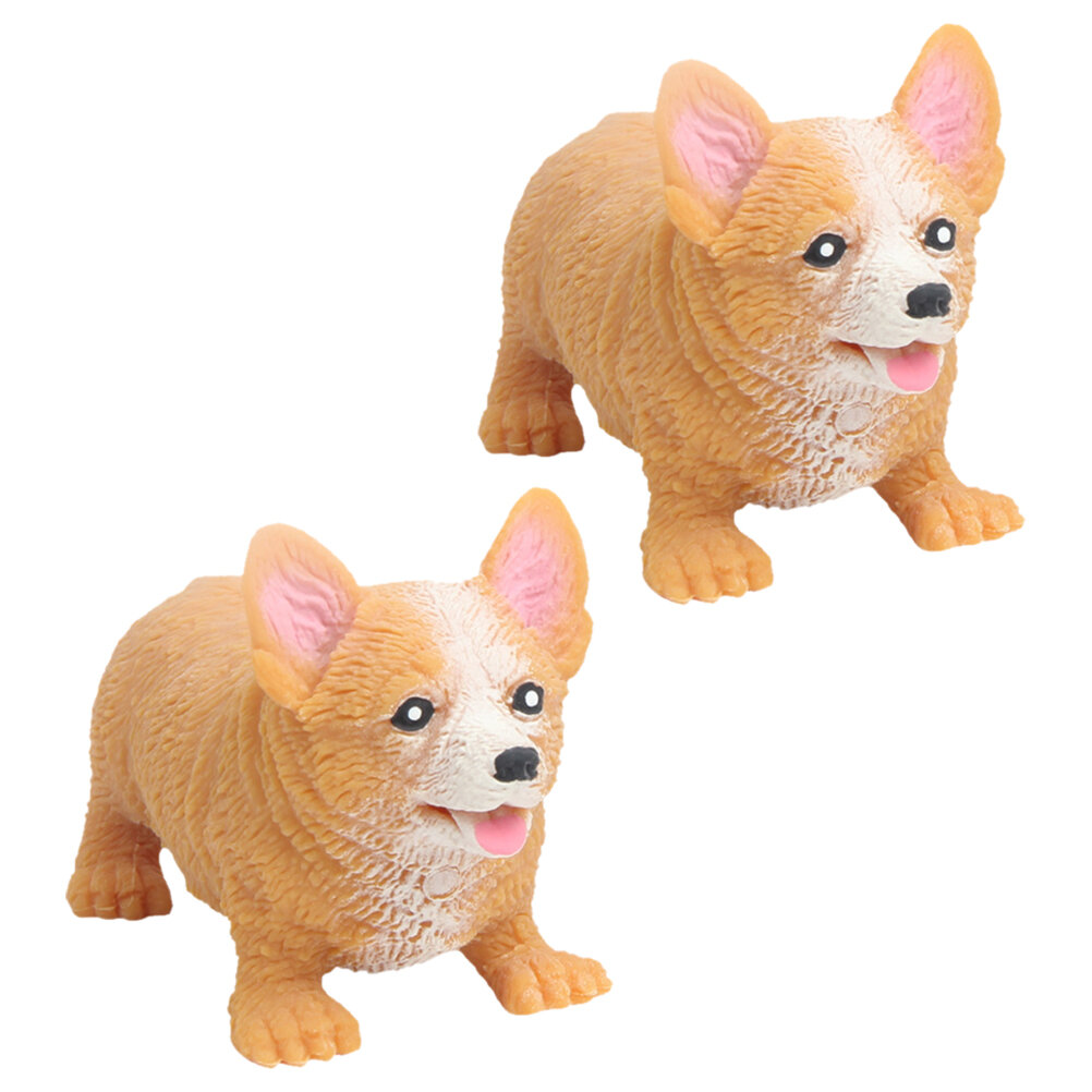 Набор из 2 антистрессовых игрушек собачка керри из тпр с песком для снижения напряжения