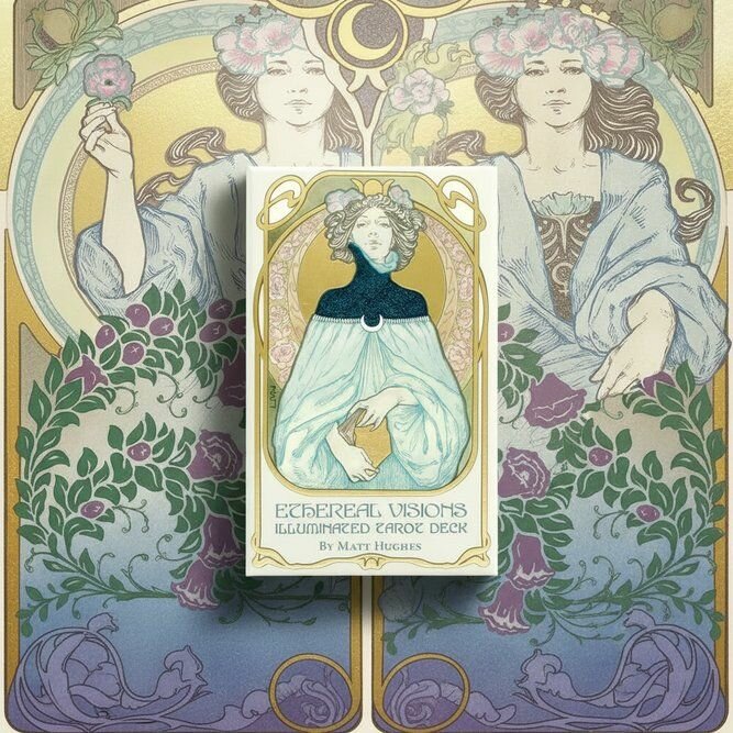 Карты Таро "Ethereal Visions Illuminated Tarot" US Games / Таро Эфирных Видений 63450
