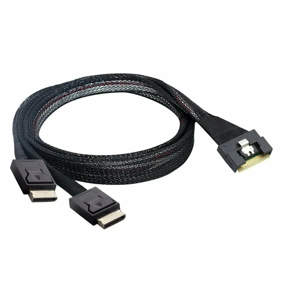 Тонкий Высокоскоростной Кабель Sas SFF8654 8i Oculink SFF8611 4i X2