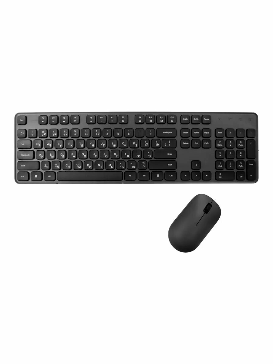 Комплект беспроводная клавиатура и мышь (WXJS03YM) Black