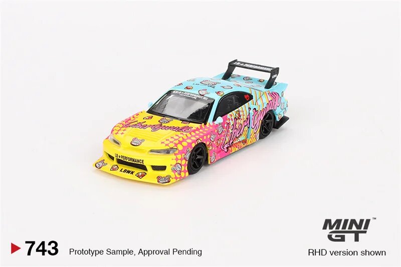 MINI GT 1:64 Nissan Skyline GT-R RHD, Цвет: S15 KUMA