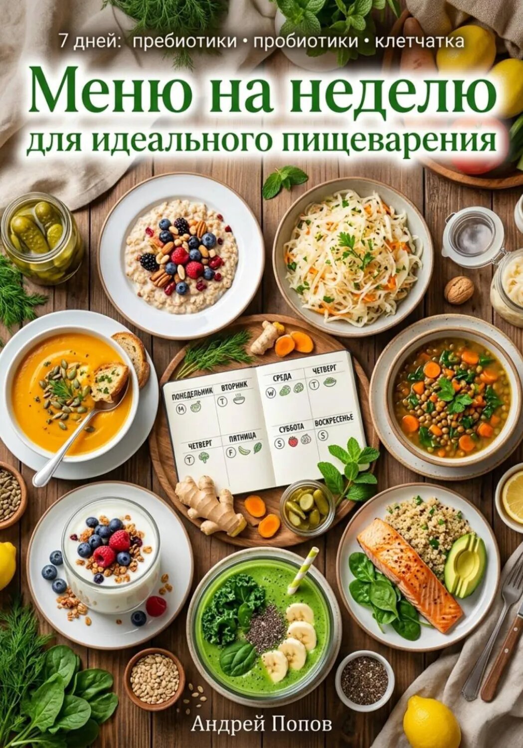 Меню на неделю для идеального пищеварения [Цифровая книга]