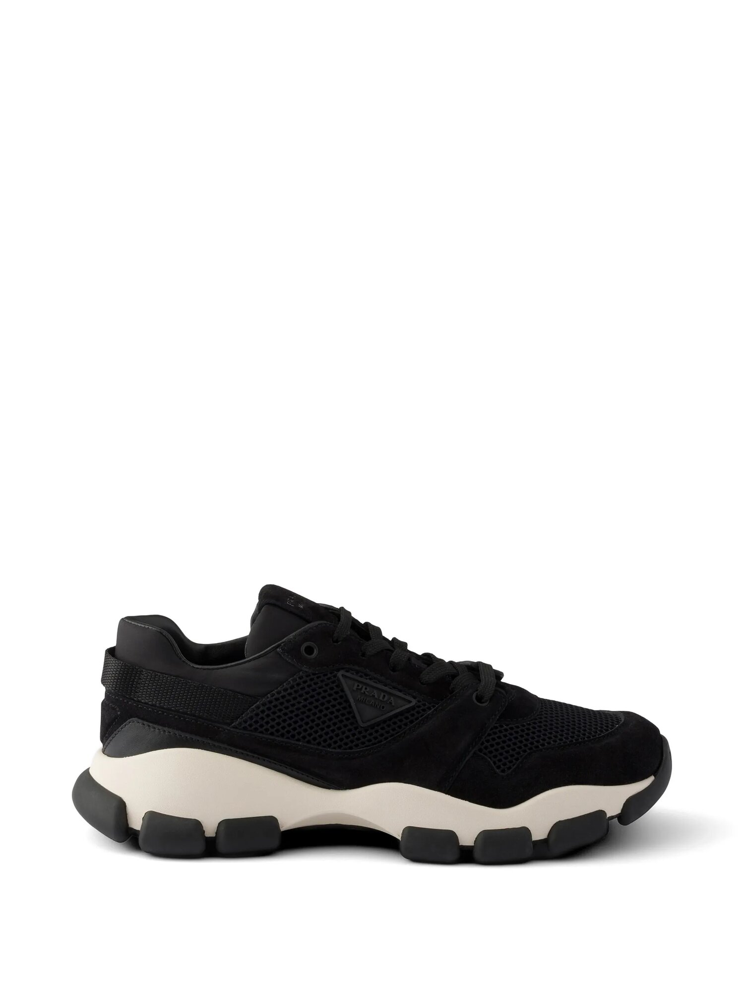 Кроссовки Mesh fabric and suede sneakers