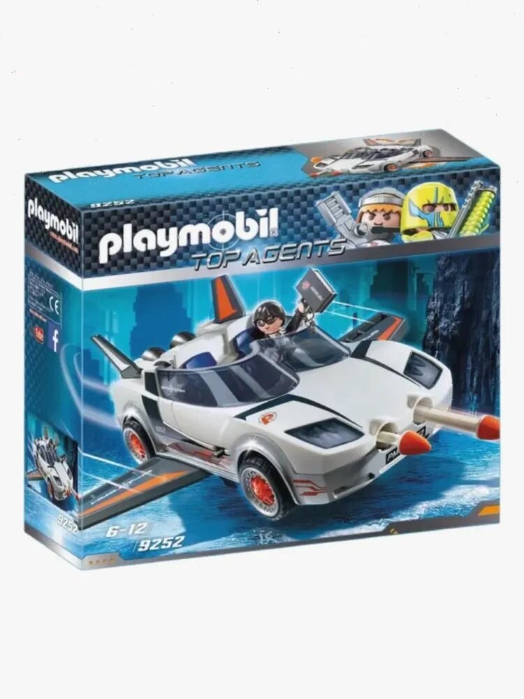 Playmobil-Мир Моби: Агент П. Гонщик-шпион-9252