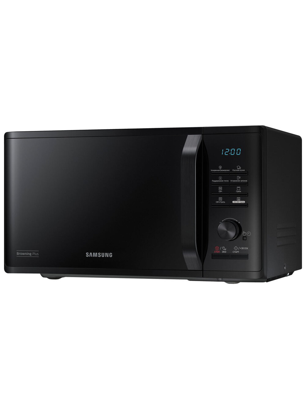 Микроволновая печь Samsung MG23K3515AK/BW, 23 л, черный