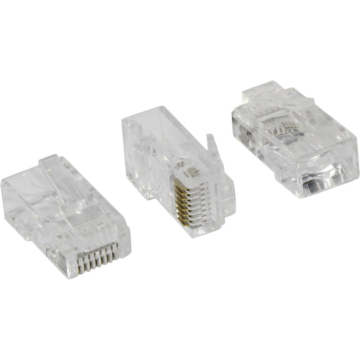 Rexant <05-1020-10шт> RJ-45 Коннектор сквозной кат.5e