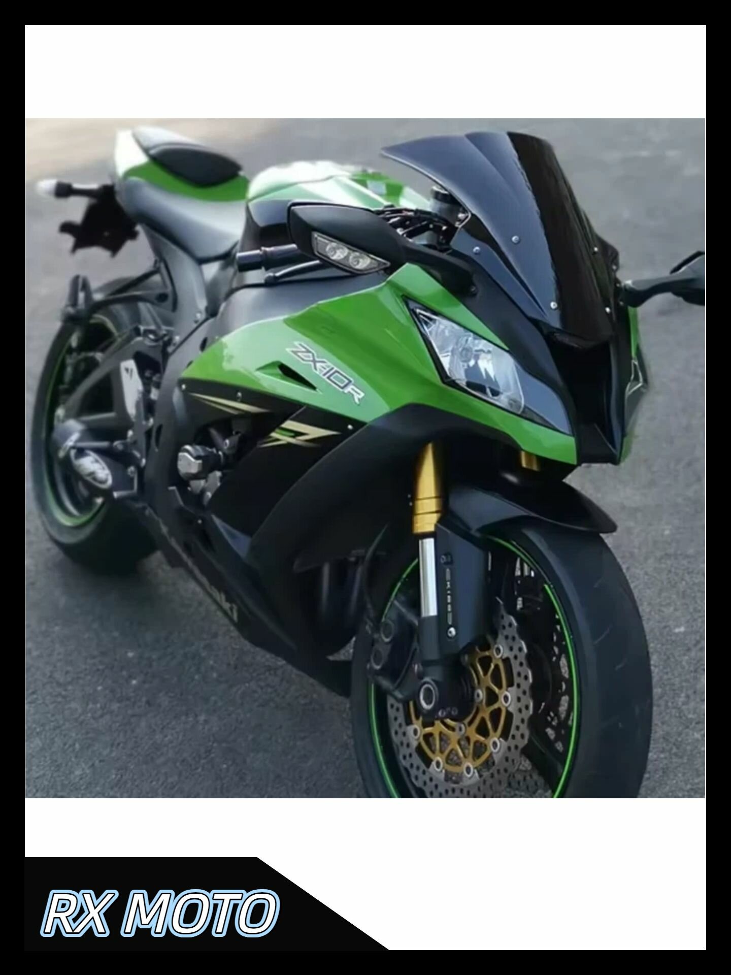 Дефлектор ветрового стекла Kawasaki Ninja ZX-10R 2011-2015 двухслойный чёрный, ПК-пластик, защита от камней и ветра