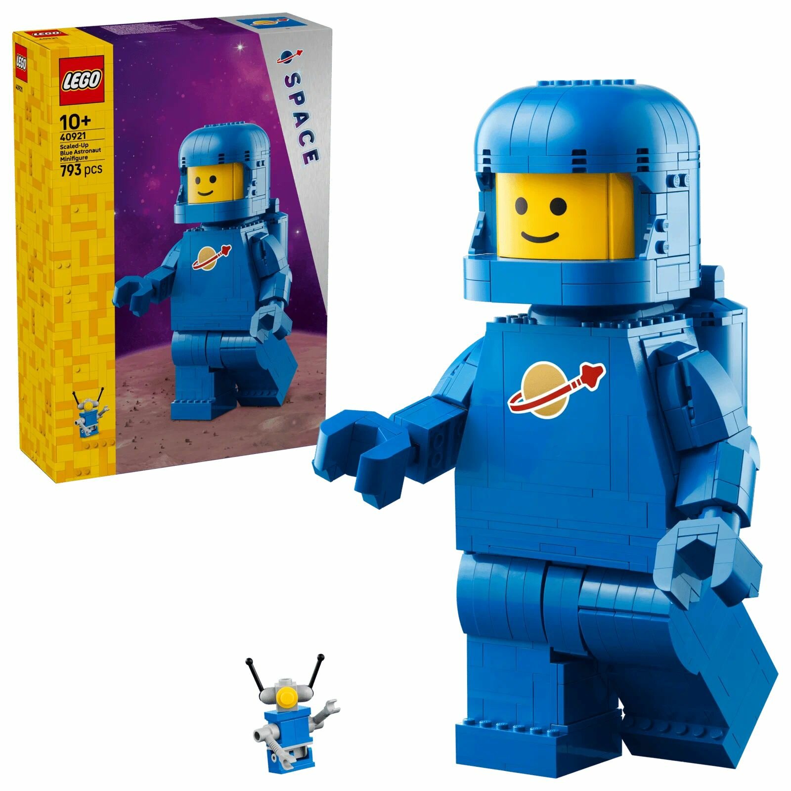 Конструктор LEGO Exclusive 40921 Большая минифигурка космонавта в синем костюме, 793 дет.