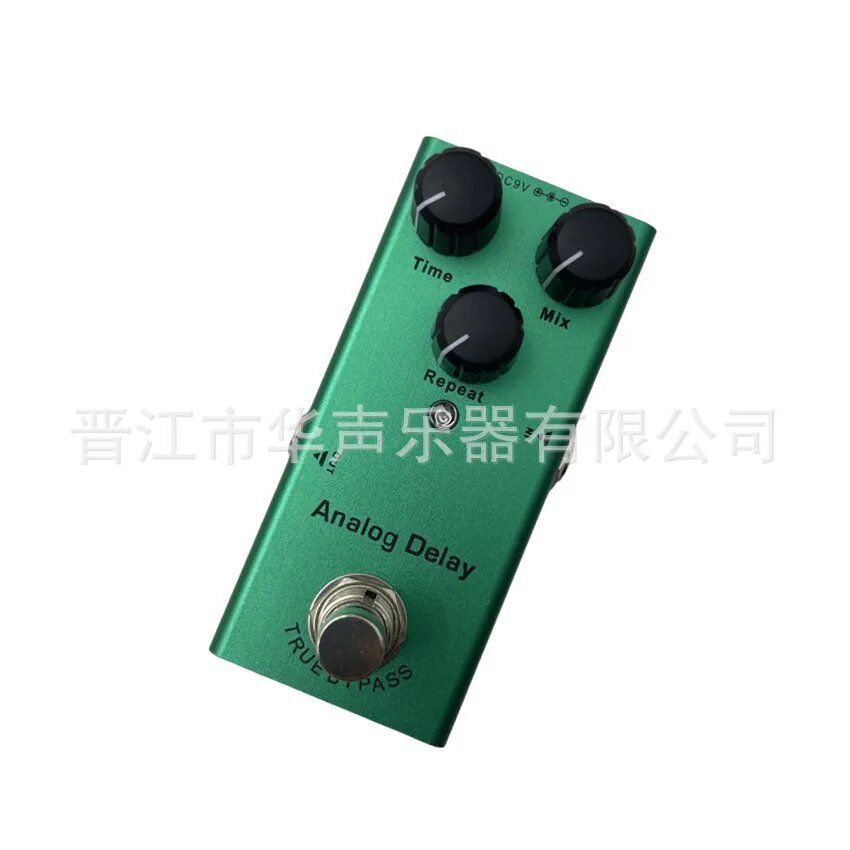 Аналоговая педаль задержки Guitar Pedal SAPHUE SF-01, зеленый