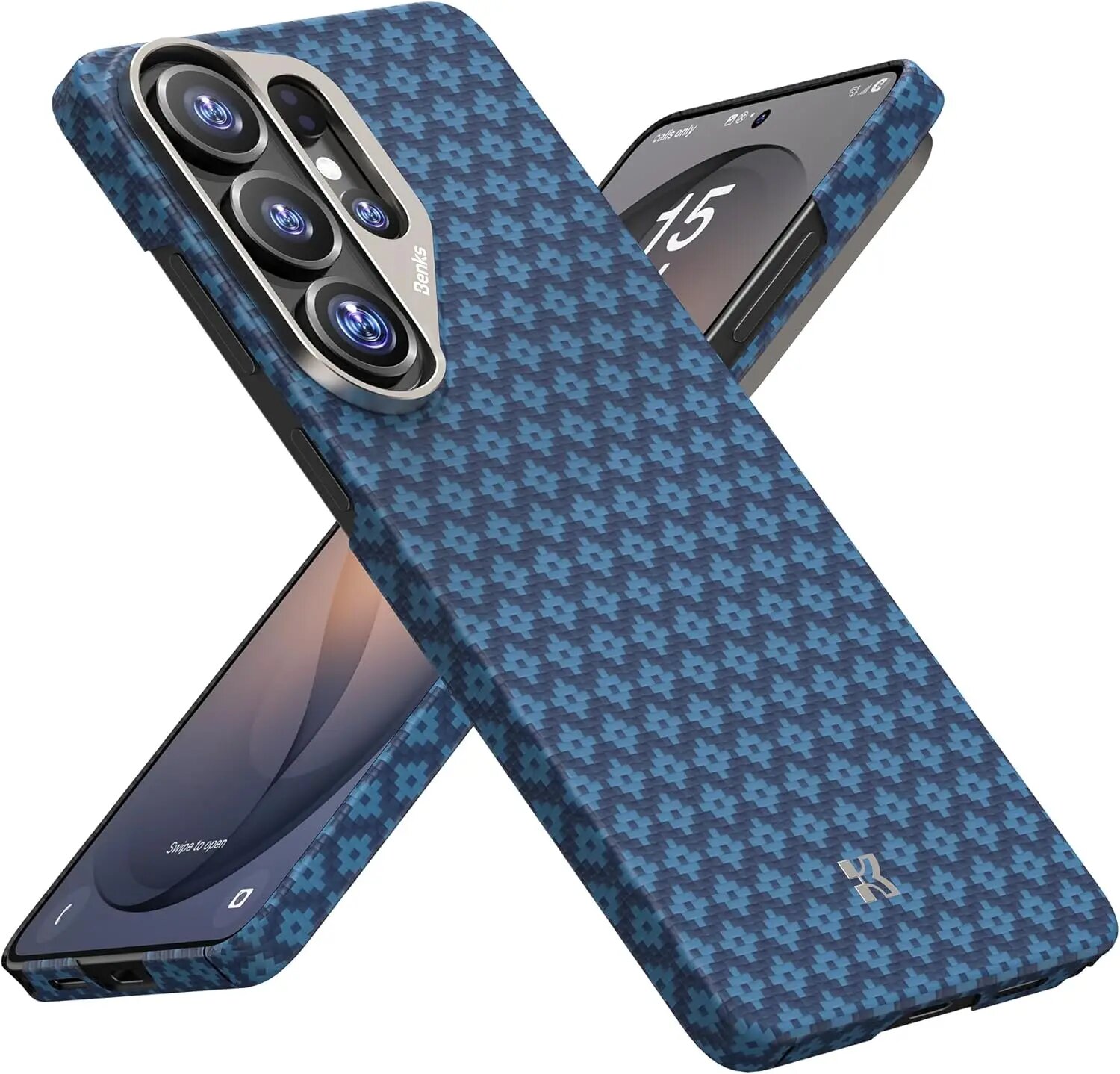 Чехол Benks Kevlar для Samsung Galaxy S26 Ultra, синий