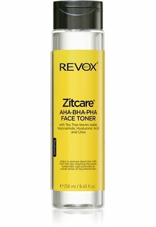 Тоник для ухода за кожей revox b77 zitcare aha bha pha active face toner, 250 мл