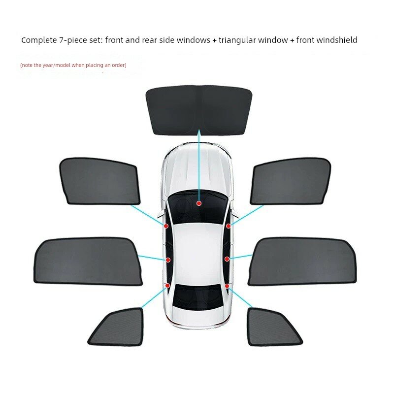 Honda Stepwgn RK 2009-2014 Правостороннее рулевое управление Боковые окна 6 шт. + Передний козырек Элитная защита от