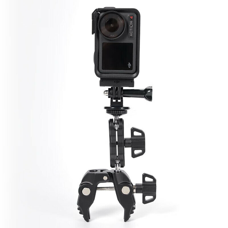 Yingshijiang Рамка для велосипеда на руль для DJI Action 6/5 Pro/4/3 совместимая с GoPro 12 и Insta360