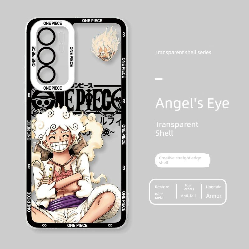 Прозрачный чехол для Huawei nova 10 SE с дизайном Луфи из аниме, подходит для GL0000297, узкий защитный