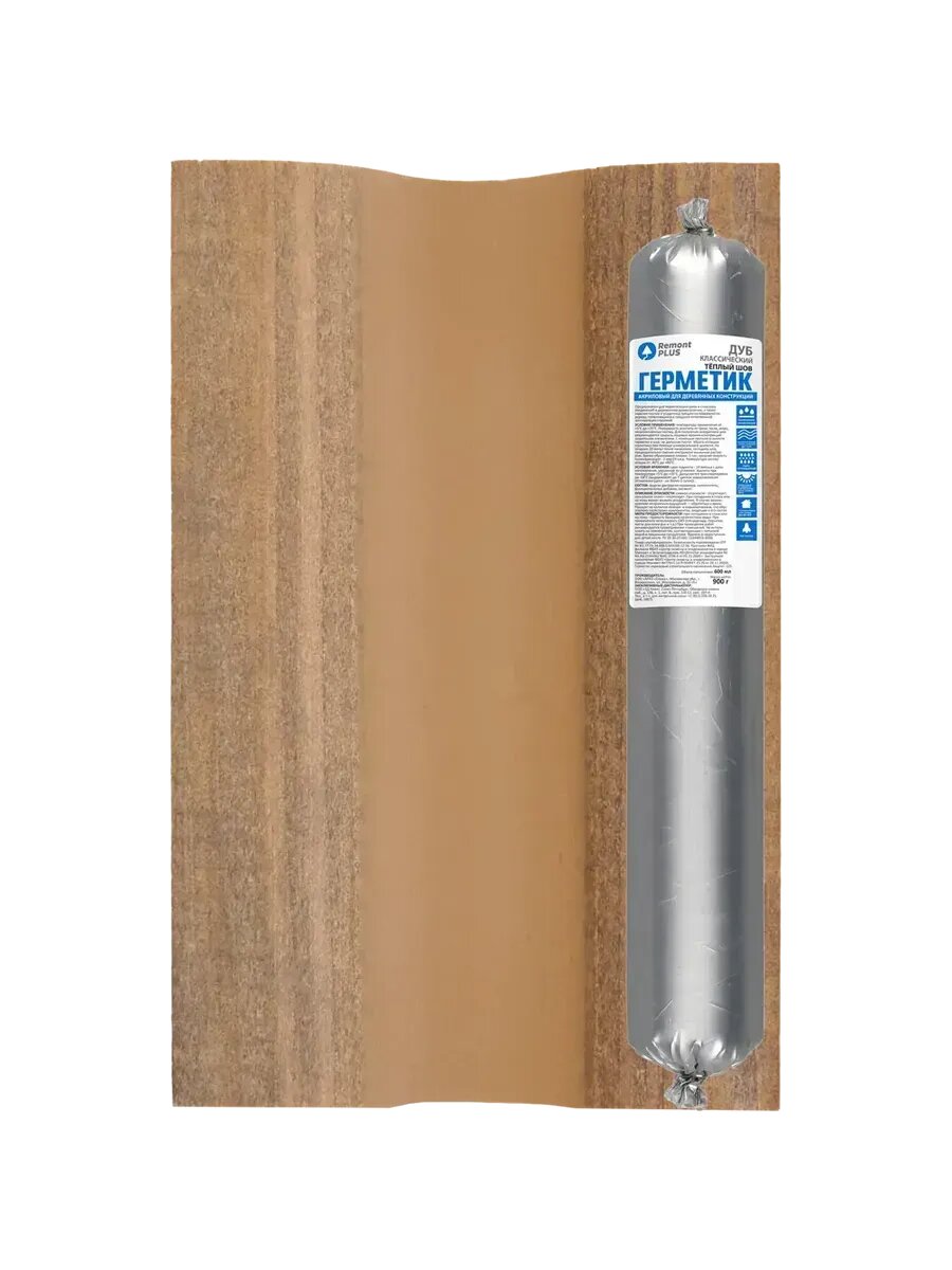 Герметик акриловый Remont PLUS дуб 0.6 л