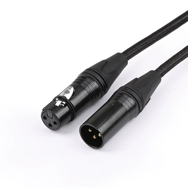 Сбалансированная линия XLR Fever-grade HiFi, линия конденсаторного микрофона из чистой меди, противошумная микрофонная