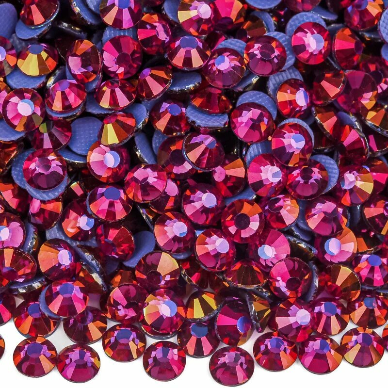 Стразы OLeeya SS30 Fuchsia Light, 288шт
