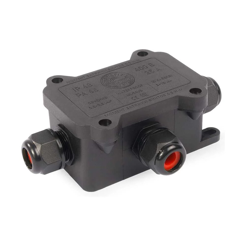 Распределительная коробка FORTISFLEX герметичная mg box s-3 ip68 89510, силиконовая