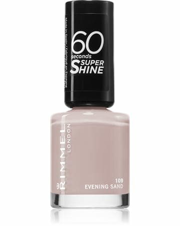 Лак для ногтей Rimmel 60 Seconds Super Shine, оттенок 109 Evening Sand, 8 мл
