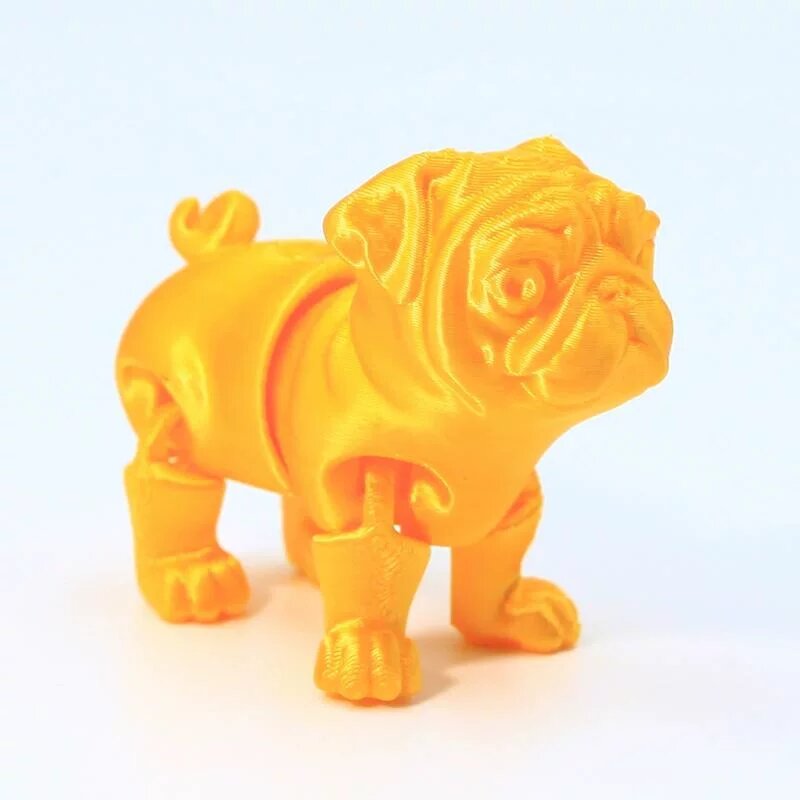 3D-печать Попугайчик Фигурка 6 см Золотой Животное Модель для Детей Домашнее Декор, Милая Птица Игрушка