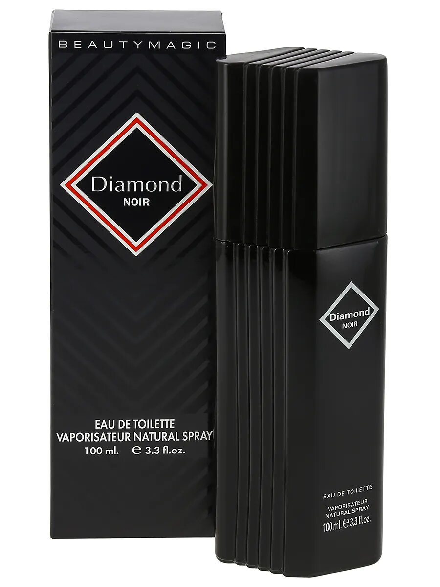 Туалетная вода мужская стойкая свежая цитрусовая Diamond Noir 100 мл