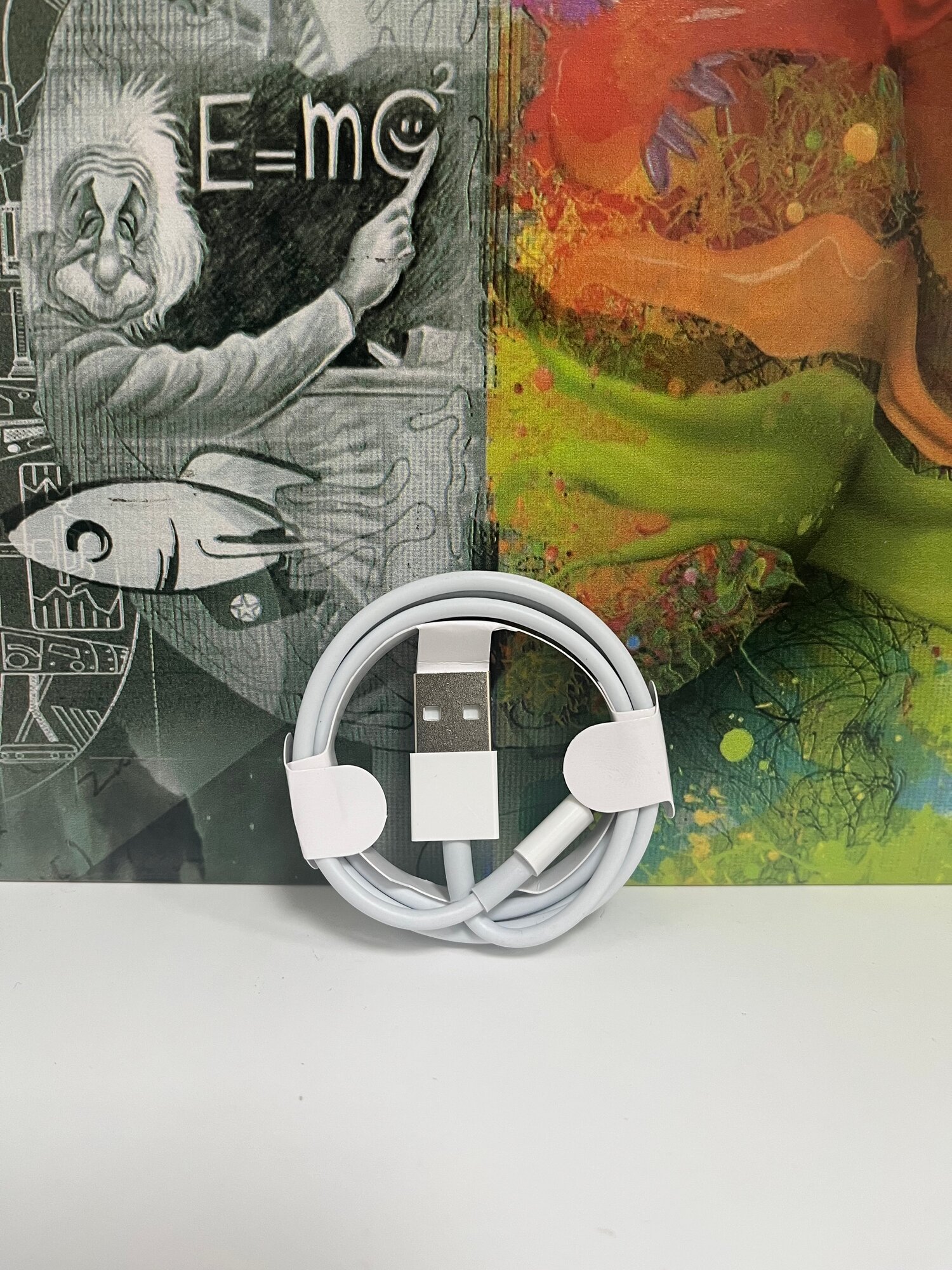 Кабель Apple USB‑A/Lightning (MQUE2ZM/A), 1м, белый, оригинальный