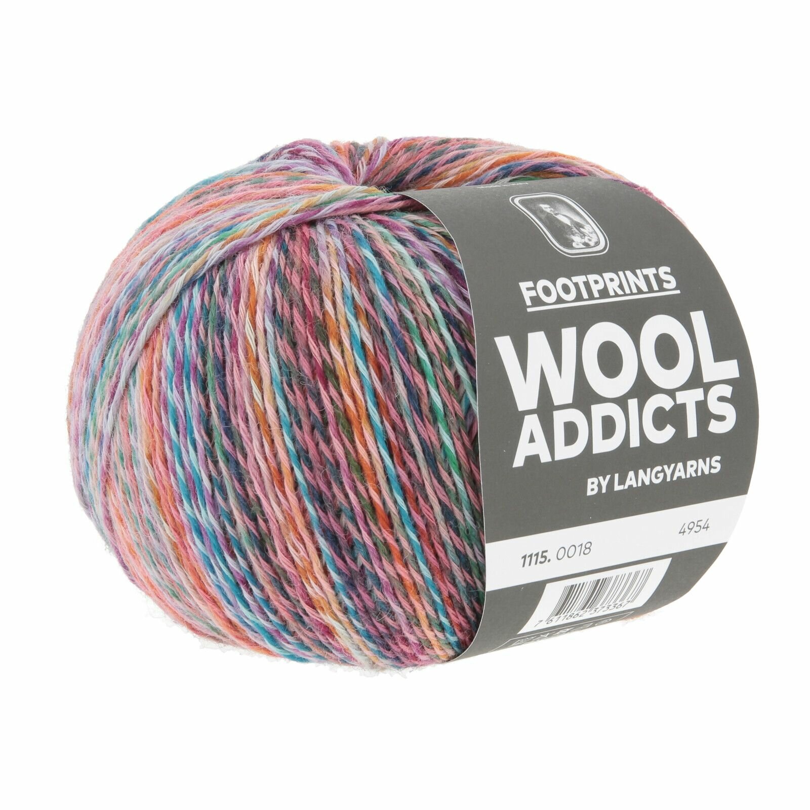 Носочная пряжа Lang Yarns Footprints (1115.0018) 1 моток 100 г/400 м