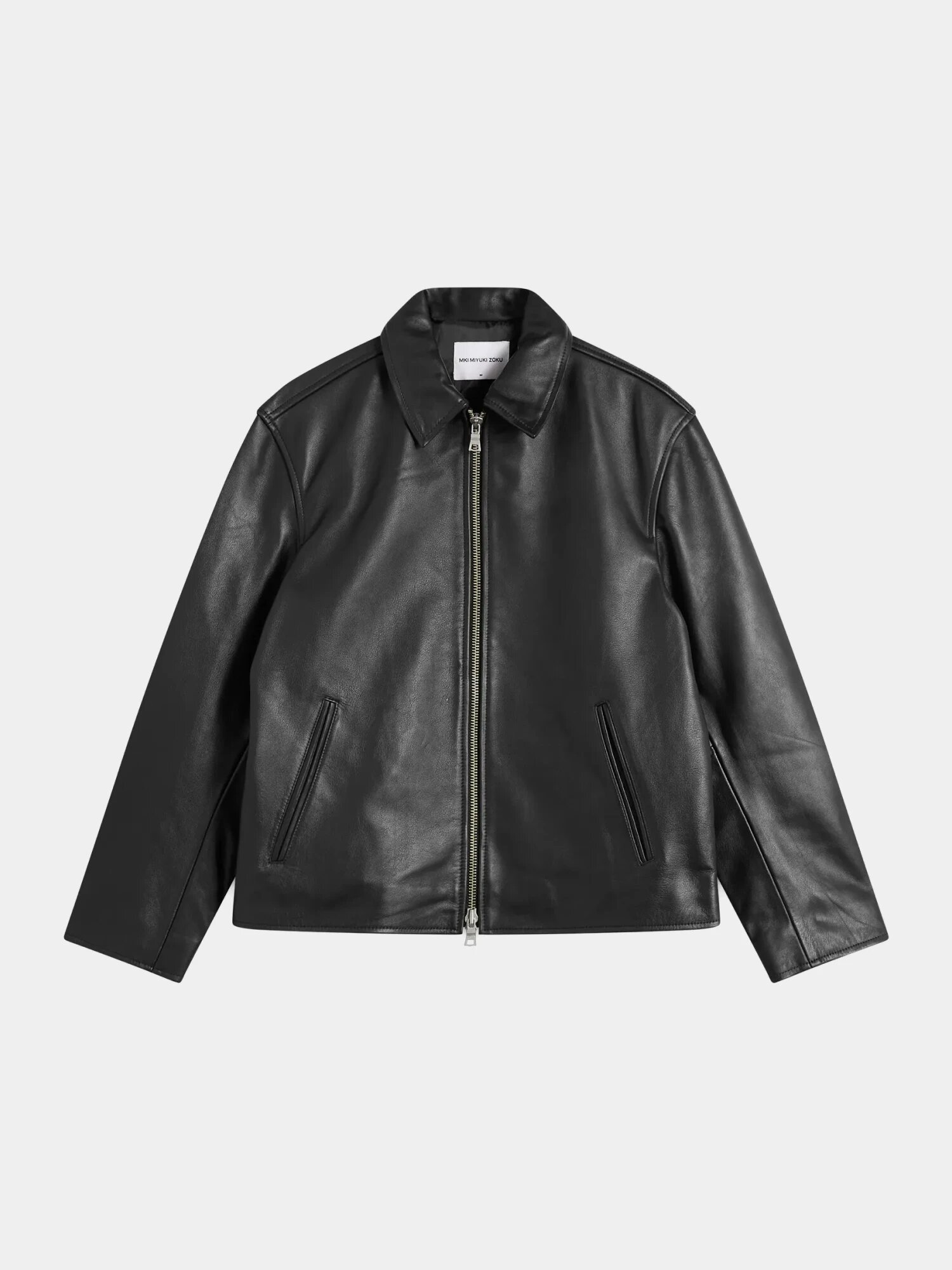 Куртка кожаная Cropped Leather Rider
