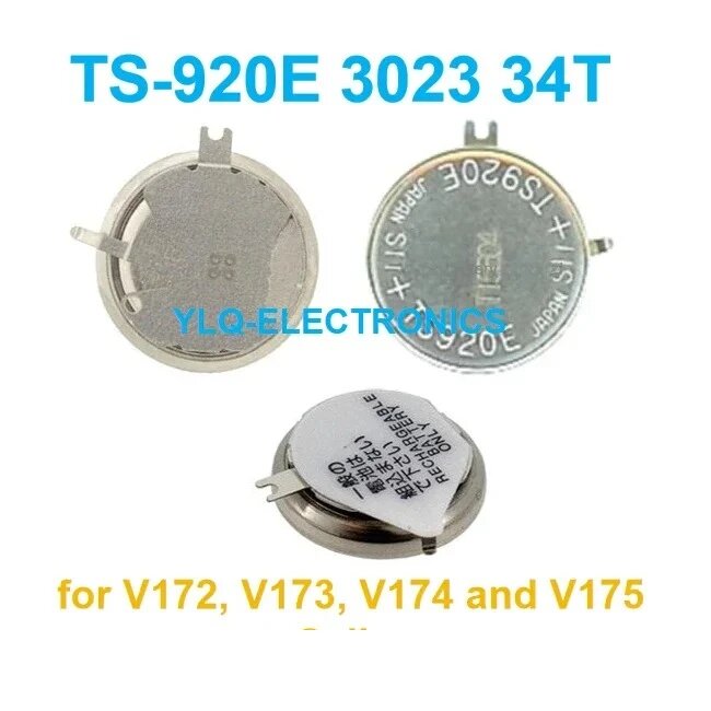 1 шт. 3023.34T TS920E 3023-34T TS920 3023 34T TS920 для часов Seiko, кинетическая перезаряжаемая батарея для V172, V173, V174 и V175