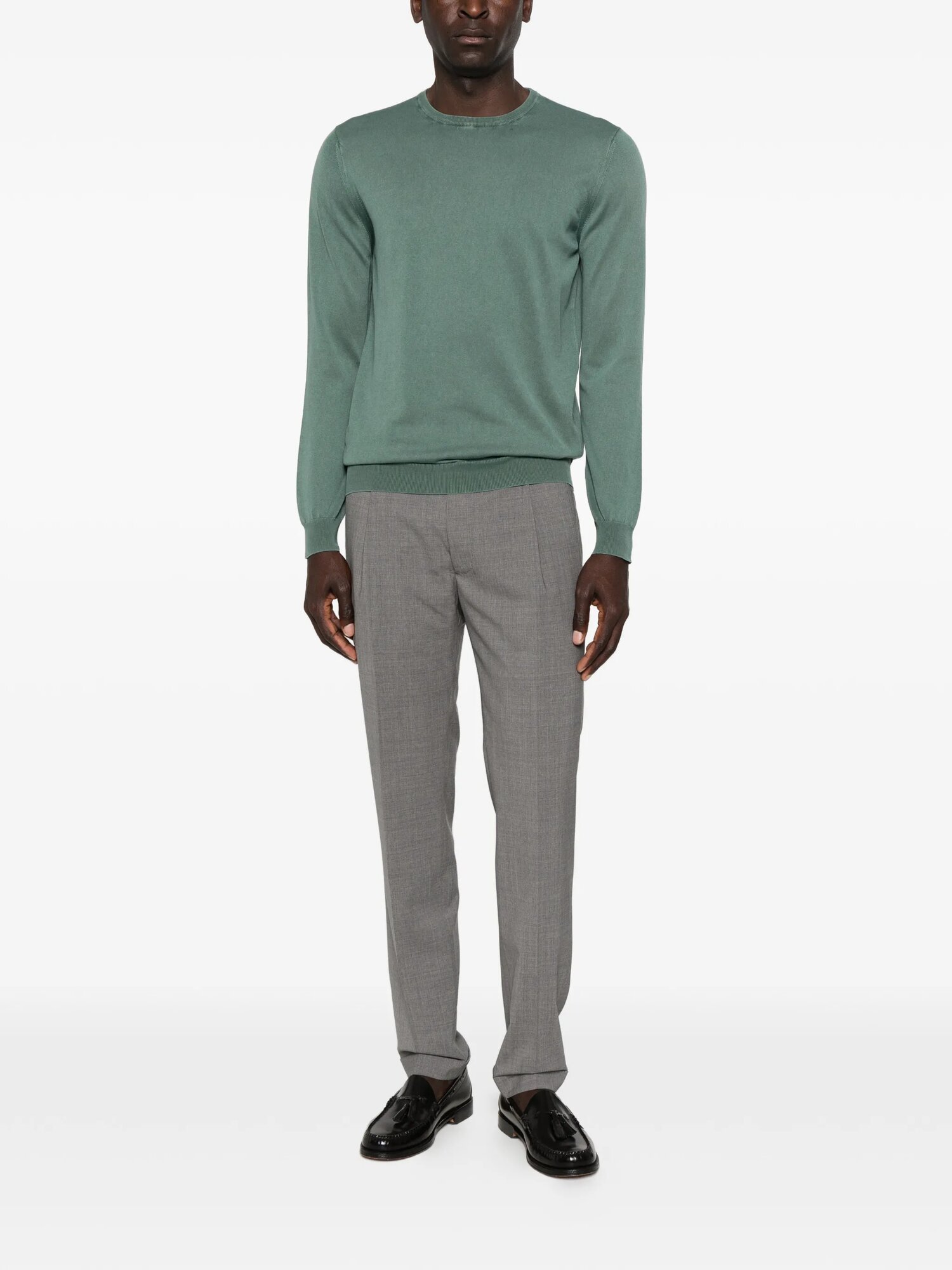 Свитер Della Ciana Crew neck long-sleeve sweater, размер 54, , green — фото 1