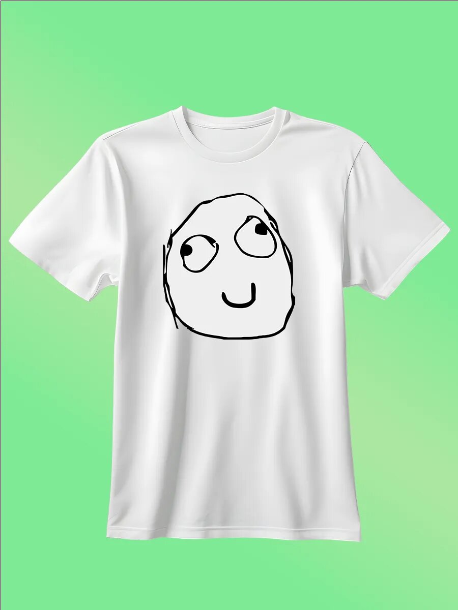 Футболка оверсайз Rage Comics принт олдскул юмор