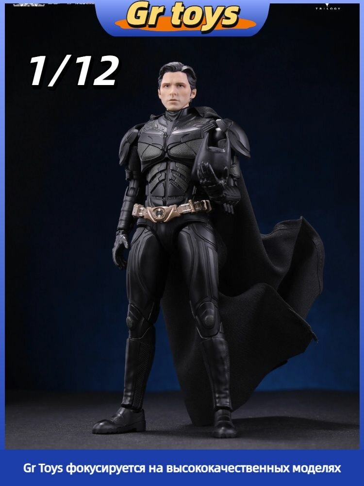 Серия фигурок HMTYQNB: MODOKING 1/12 Набор Batman/Batmobile для сборки игрушек/Grtoys