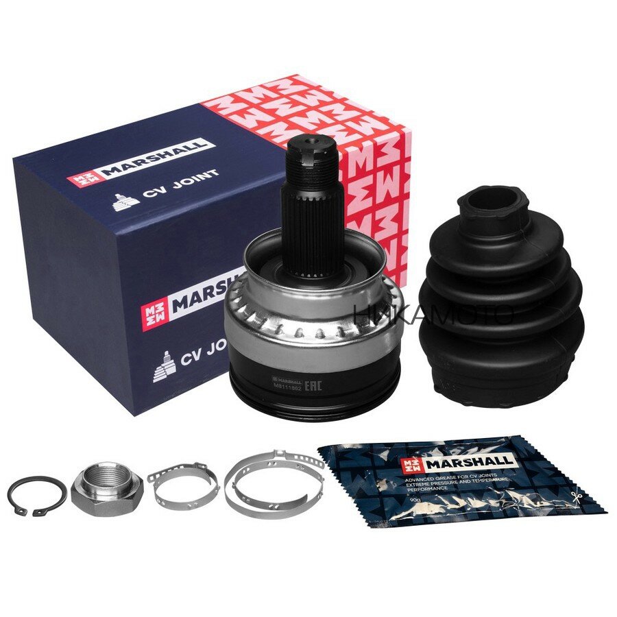 MARSHALL M8111862 ШРУС наружный без ABS BMW X5 I (E53) 99-/ (E70) 06-/ (F15) 13- 30 шлц внеш. 25 шлц внутр. (M8111862)