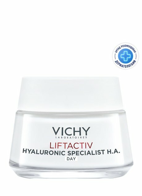 Крем Vichy Liftactiv Hyaluronic, для всех типов кожи, антивозрастной, с гиалуроновой кислотой