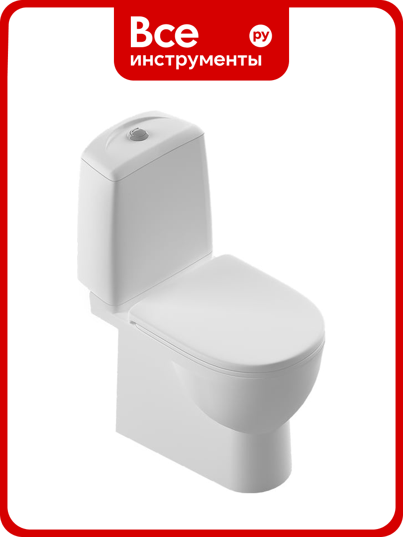 Компакт Best Luxe Sanita Luxe с сид. микролифт быстросъемное WC. CC/Best/2-DM/WHT. G/S1 8320