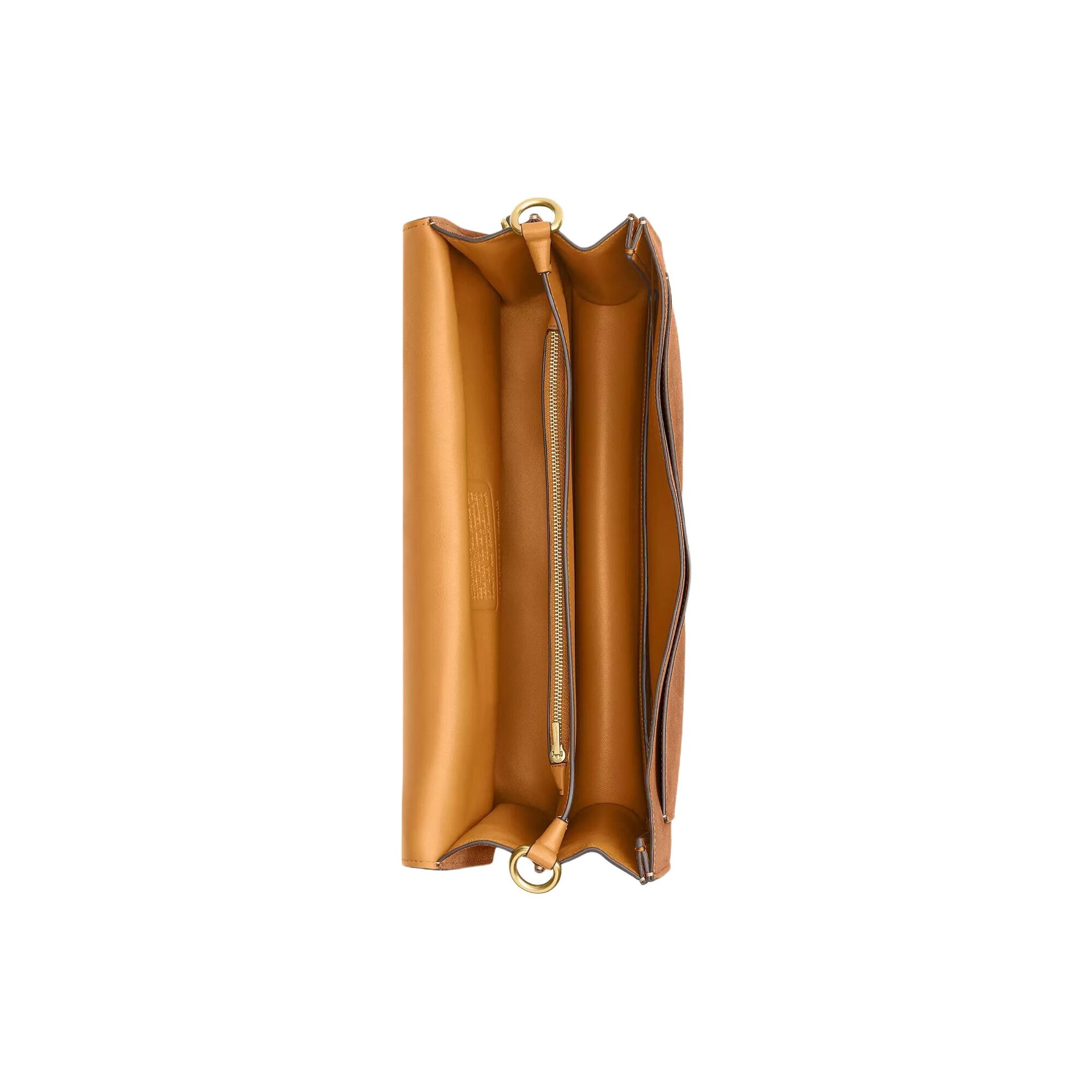 Сумка Coach, фактура матовая, caramel — фото 1