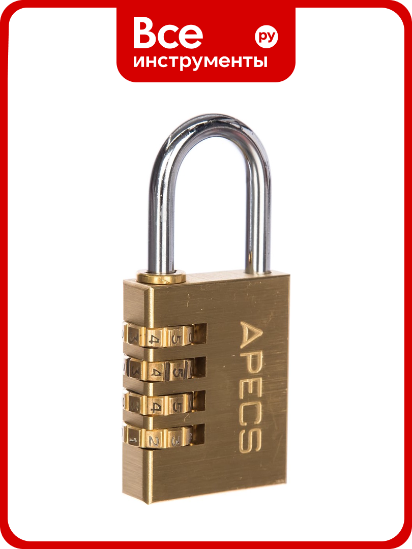 Навесной замок APECS PDB-40-38-CODE 15856