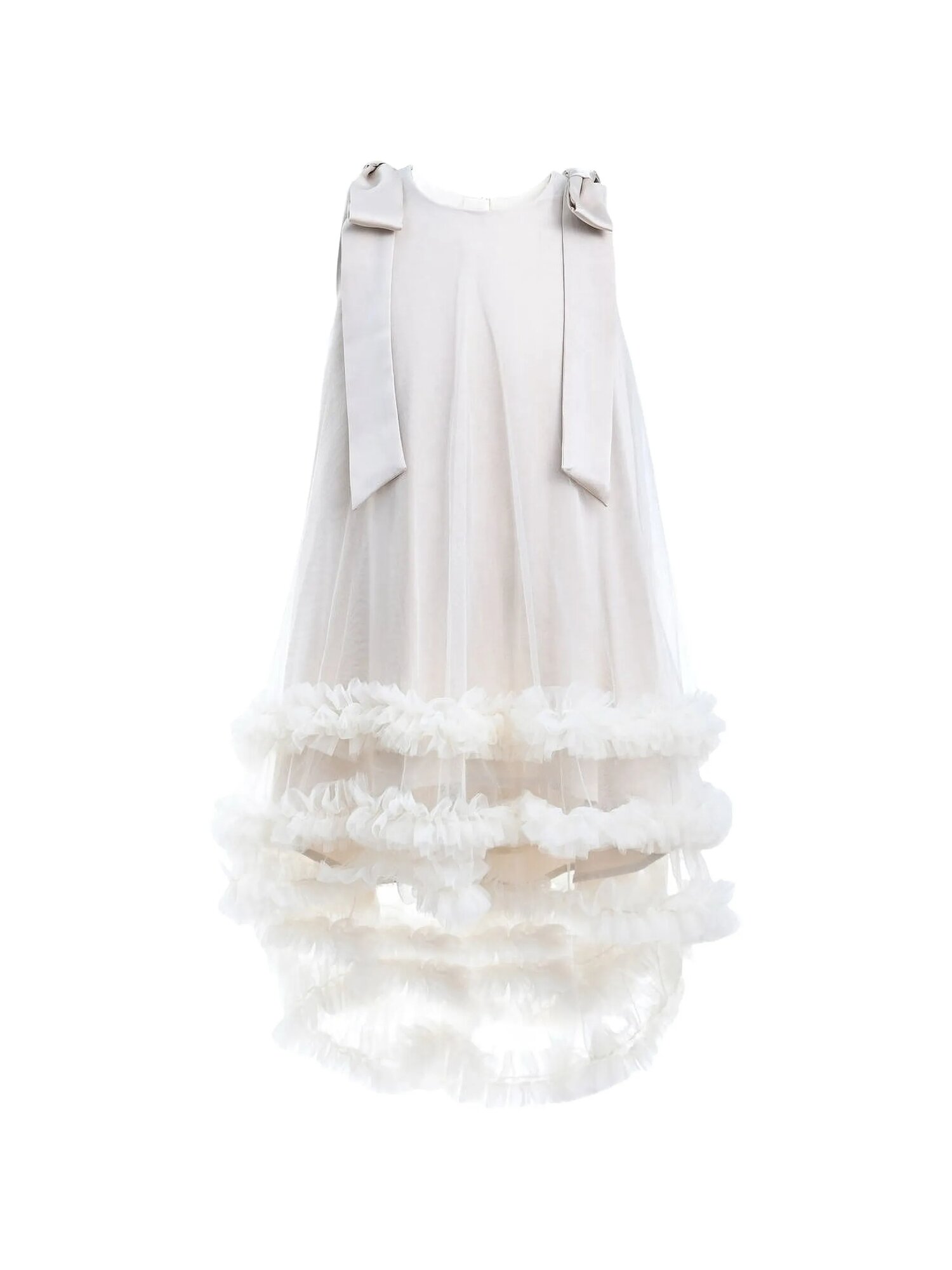 Платье Violeta sleeveless ruffled tulle dress