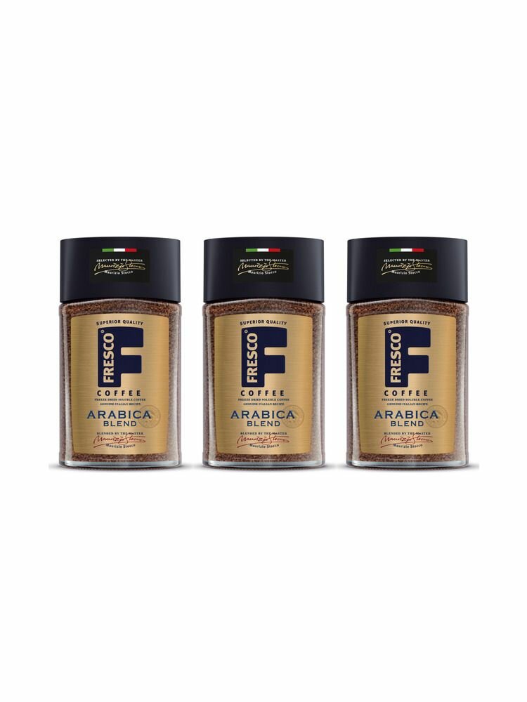 Fresco Кофе Arabica blend растворимый, 190 г, 3 шт