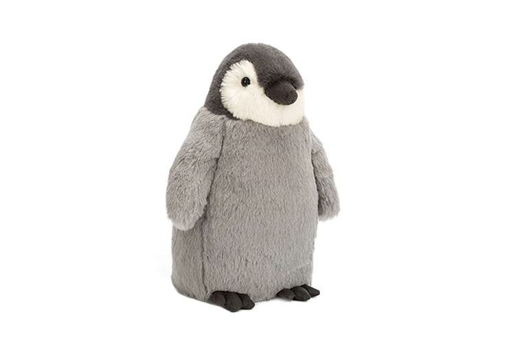 Плюшевая игрушка унисекс JELLYCAT Percy Penguin-Gray