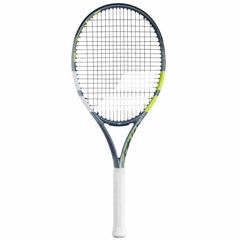 DECATHLON ракетка для большого тенниса babolat evo aero lite, grip 1, темно-серый, желтый, белый