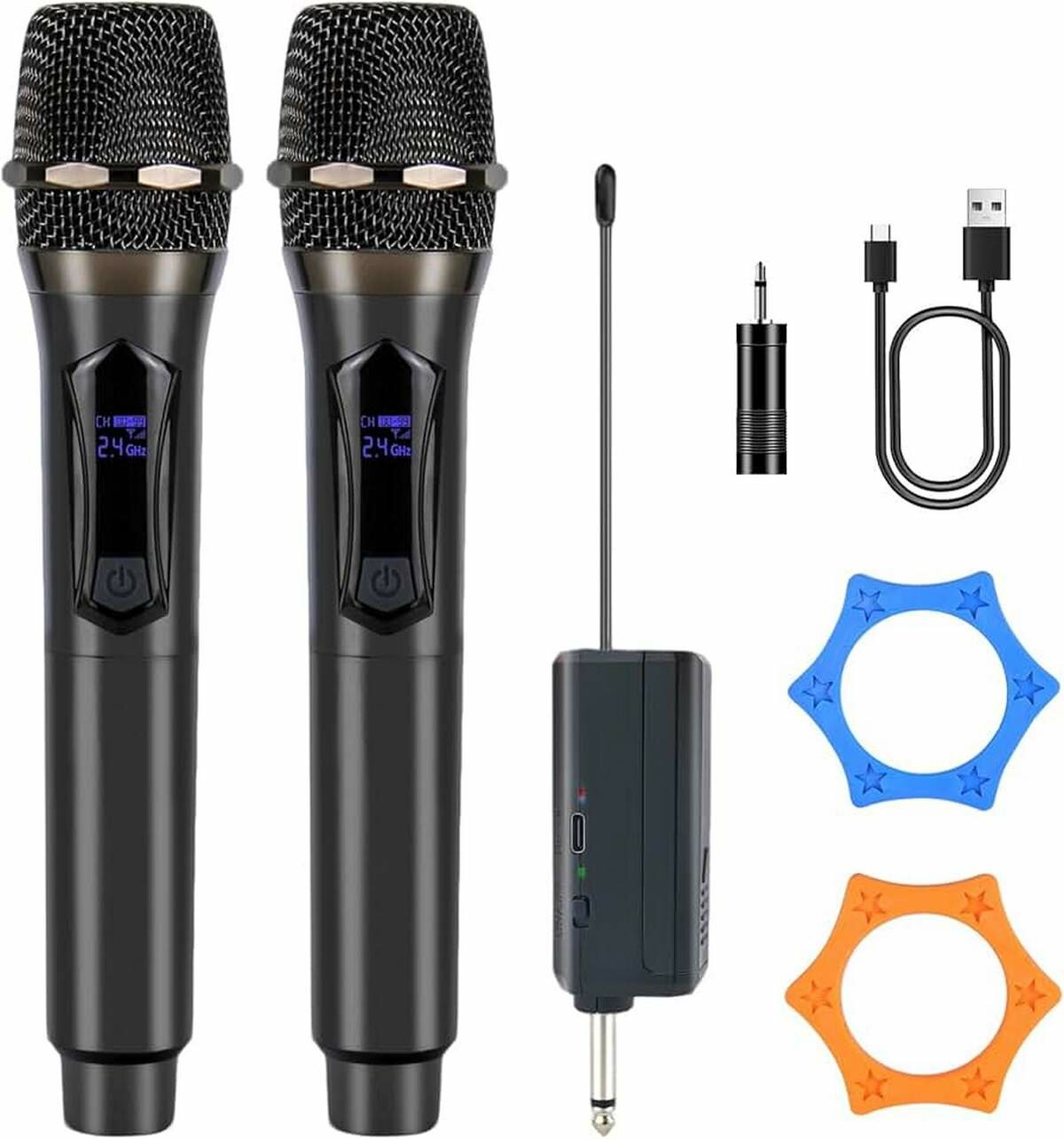 Микрофон беспроводной Комплект 2шт. Professional KMS-902MC (черный)