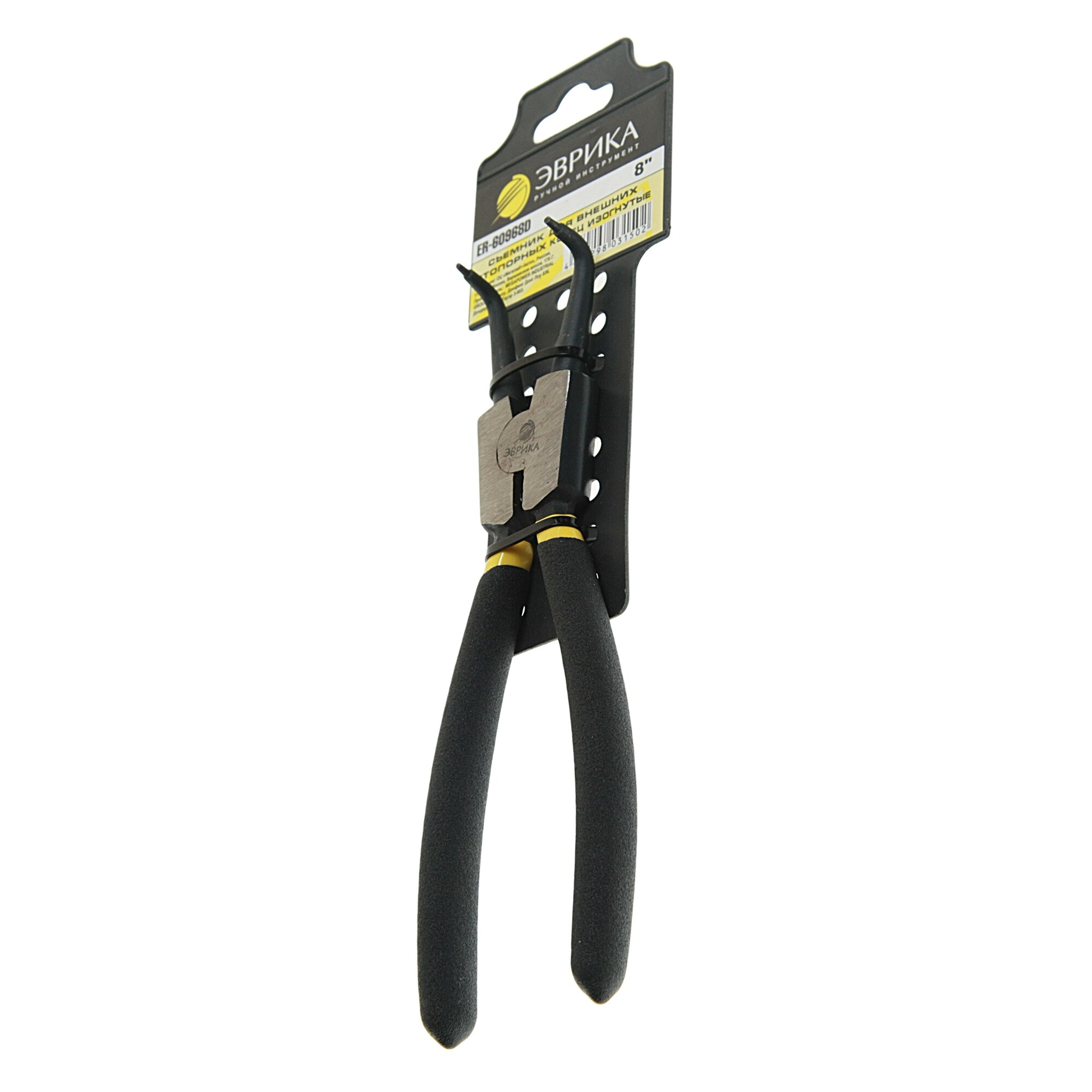 ER-60968D Съемник для внешних стопорных колец изогнутые 8" эврика